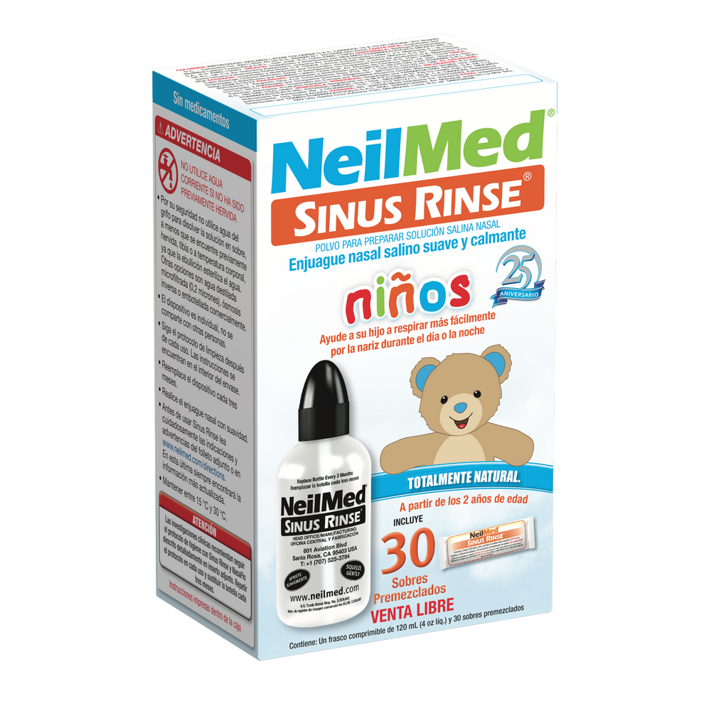 Sinus Rinse Kit Pediátrico x 30 Sobres - NeilMed Colombia Web Store