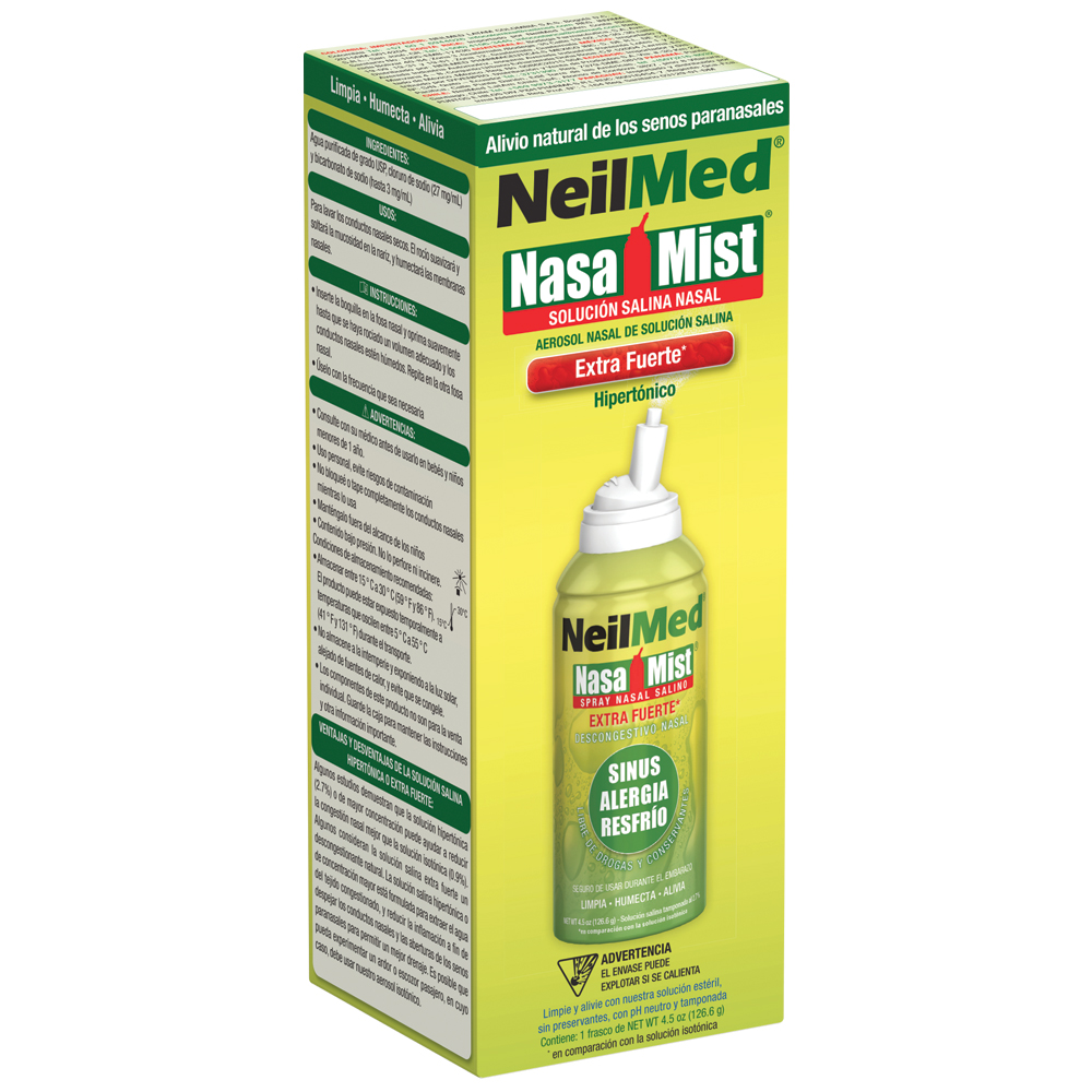 NasaMist Hipertónico 125-ml - NeilMed Mexico Web Store